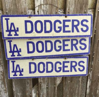 LA DODGERS – Weathered Signs